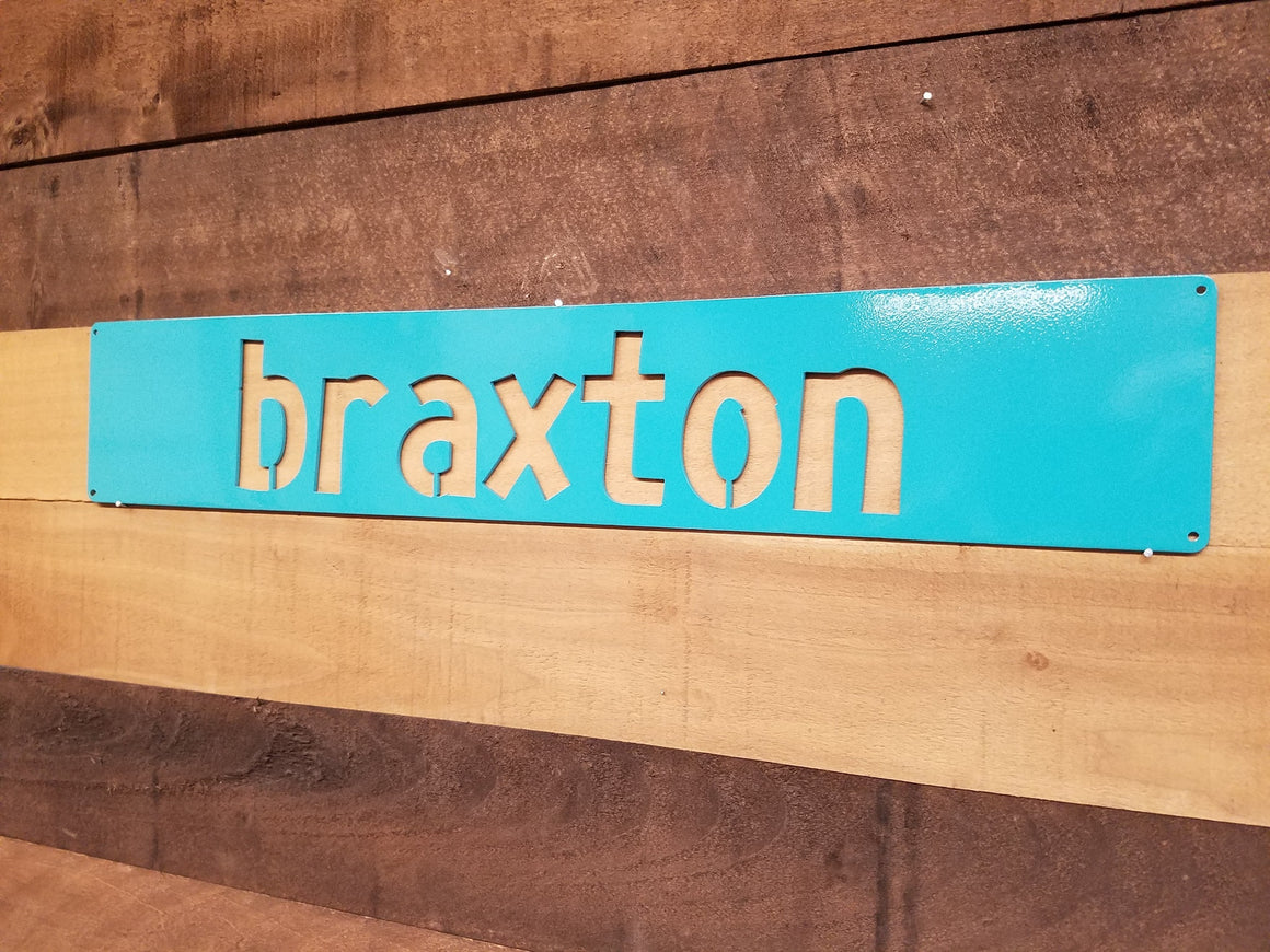 Personalized Name Plaque